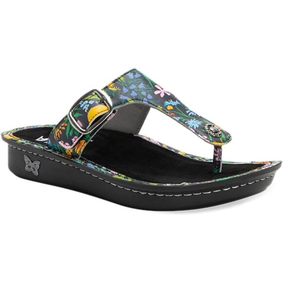 Alegria | Shoes | Alegria Womens Vella Leather Thong Slide Sandal Sweet ...